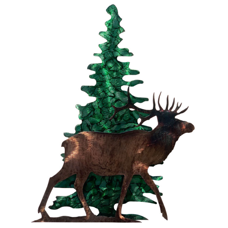 Rustic Metal Mini Elk – Wild Spirits Art Gallery in Estes Park